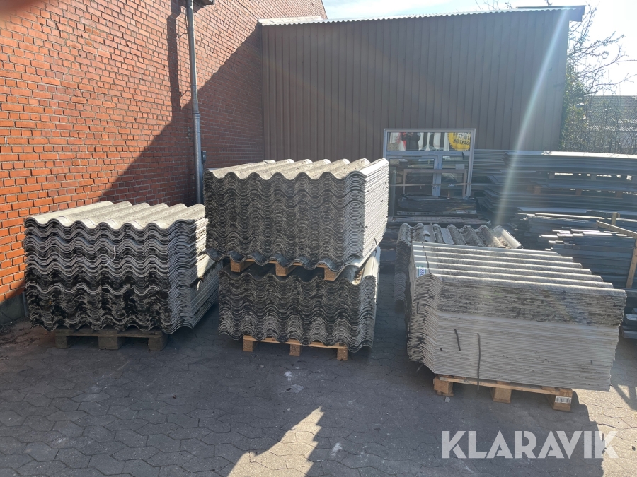 Tagplader Cembrit Icem, Sorø, Klaravik auktioner