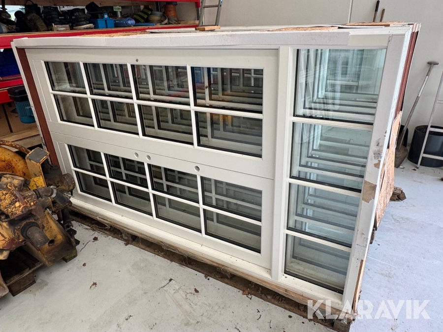 Dobbeltdøre med overparti STM 1390x2530 mm, Egedal, Klaravik