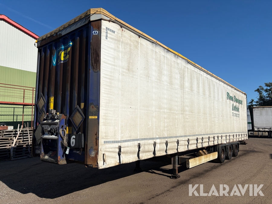 Gardintrailer Krone Sdp 27 Elb4, Horsens, Klaravik auktioner