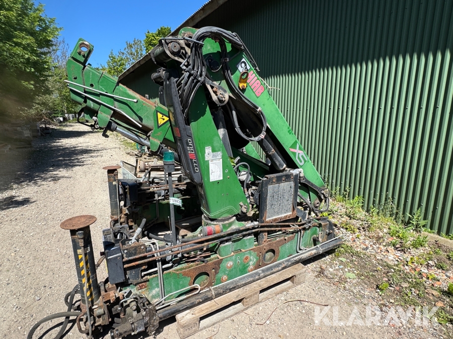 Kran HIAB 077 HIDUO, Frederikssund, Klaravik auktioner
