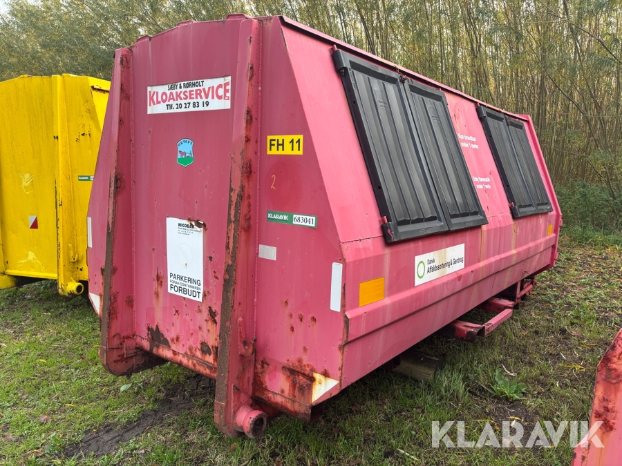 Miljøcontainer Miljø-Art 4000 type L 3/3 mm, Frederikshavn,