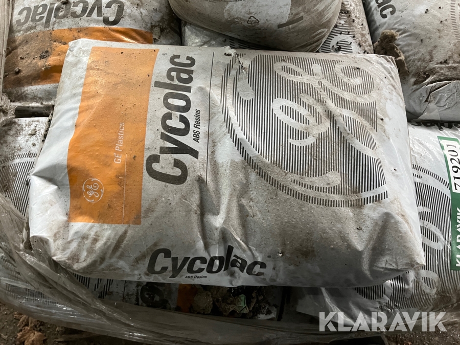 Plastgranulat Cycolac ABS Resins, Vallensbæk, Klaravik aukti