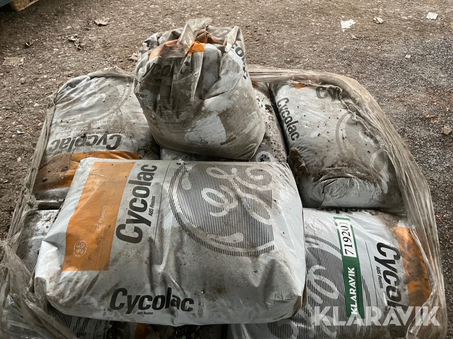 Plastgranulat Cycolac ABS Resins, Vallensbæk, Klaravik aukti