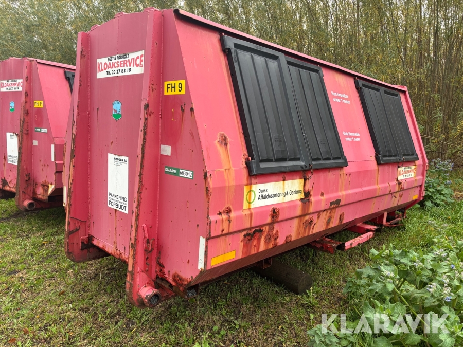 Miljøcontainer Miljø-Art 4000 type L 3/3 mm, Frederikshavn,
