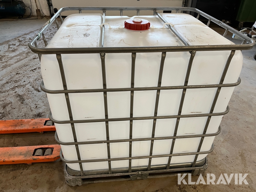 Palletank 1000 liter, Sønderborg, Klaravik auktioner