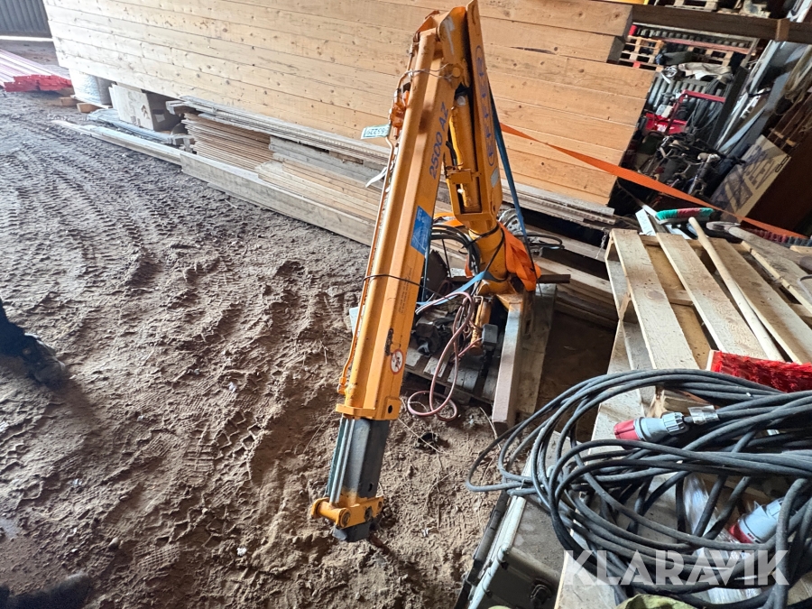 Kran hydraulisk Effer 250 kg, Vordingborg, Klaravik auktione