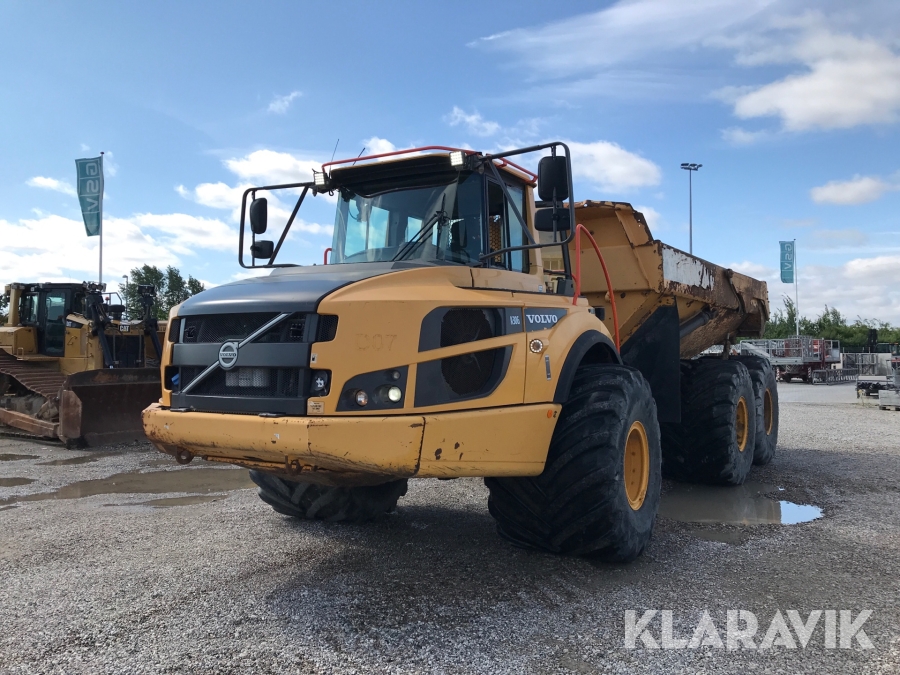 Dumper Volvo Hauler A30G, Greve, Klaravik auktioner