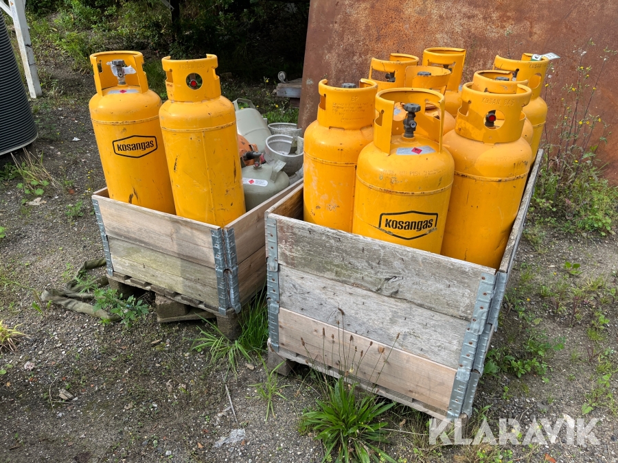 Gasflasker, Fredericia, Klaravik auktioner