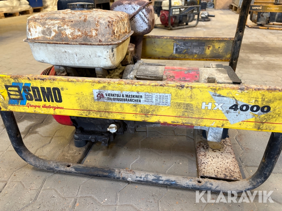 Generator SDMO HX4000, Esbjerg, Klaravik auktioner