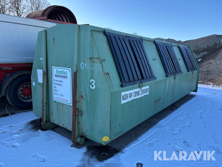 Container Aasum Container 24 m3, Frederikshavn, Klaravik auk
