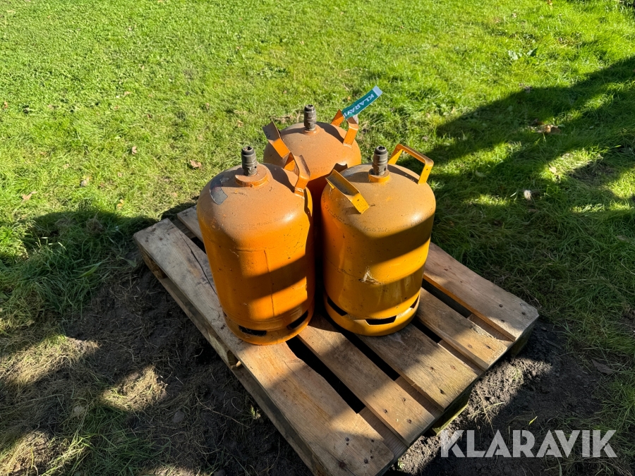 Gasflasker Kosangas P15Y, Esbjerg, Klaravik auktioner