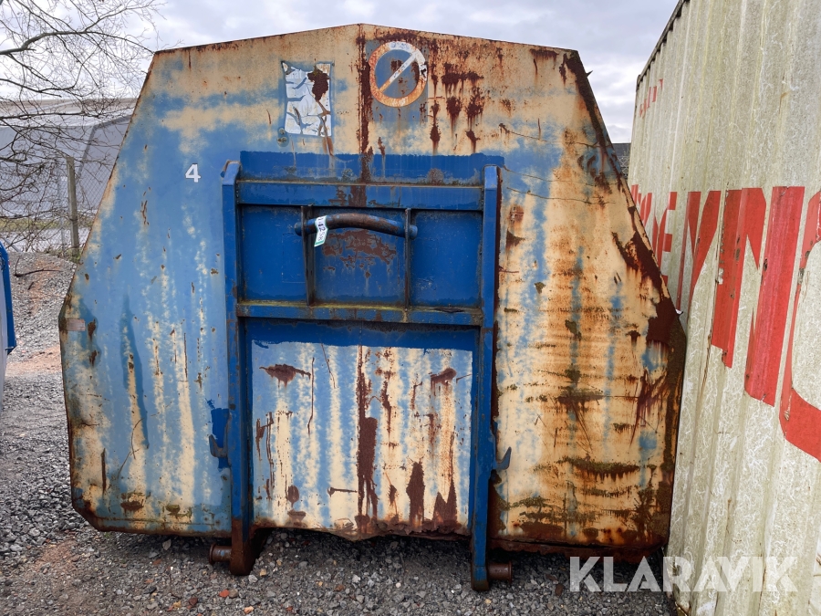 Lukket container Aasum, Nyborg, Klaravik auktioner