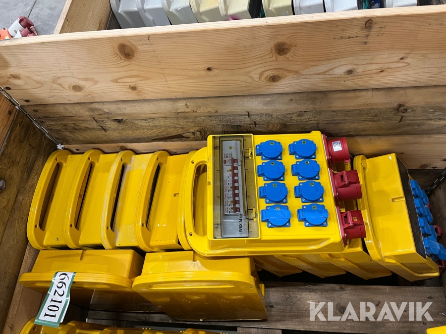 El tavler Wexim 32A, Fredericia, Klaravik auktioner