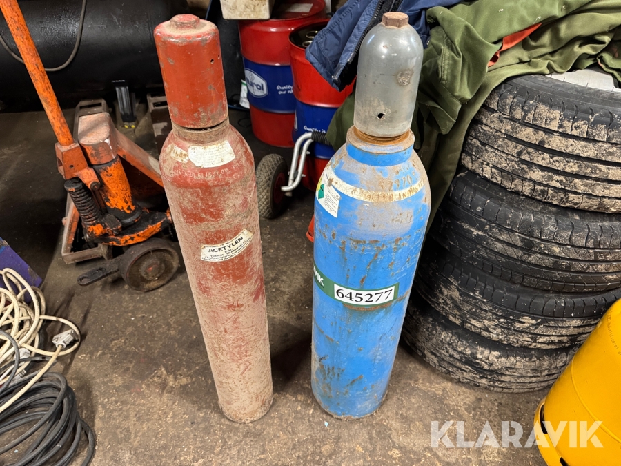Gasflasker, Halsnæs, Klaravik auktioner