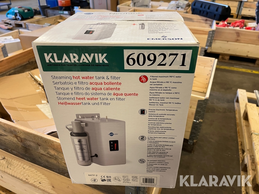 Vandfilter system Emerson NeoTank NXTF-2, Rebild, Klaravik a