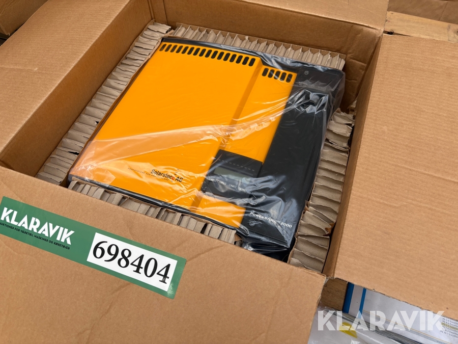 Solcelle inverter Solarstoc AG 2000, Skive, Klaravik auktion
