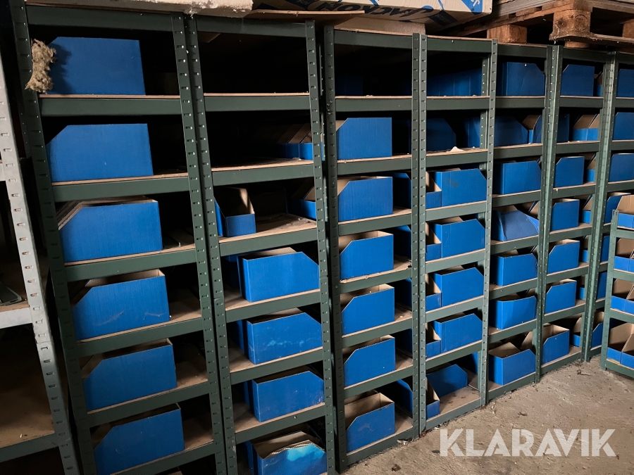 Lagerreoler 7 sektioner, Skive, Klaravik auktioner