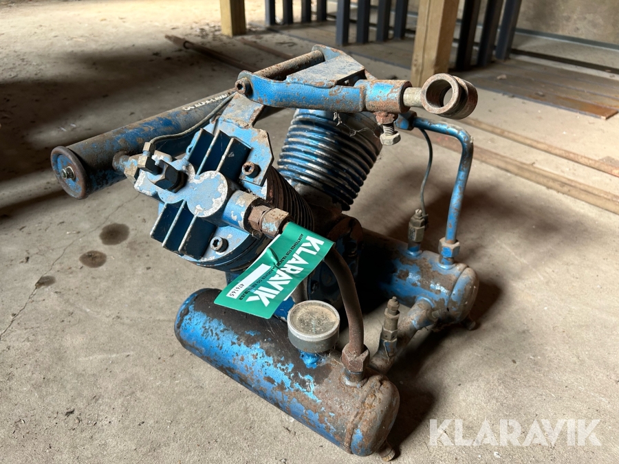 PTO drevet kompressor Alfa Laval, Holbæk, Klaravik auktioner
