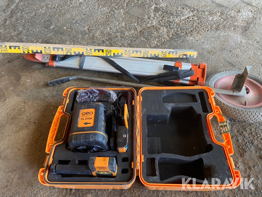 Rotorlaser QEO FL210A, Faaborg-Midtfyn, Klaravik auktioner
