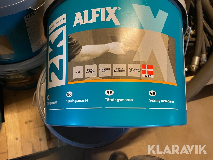 2 spande Alfix Alfix 2K tætningsmasse, Haderslev, Klaravik a