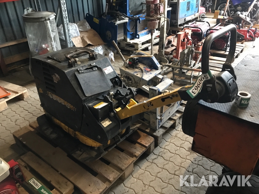 Pladevibrator Bomag BPR 60/65D, Sorø, Klaravik auktioner