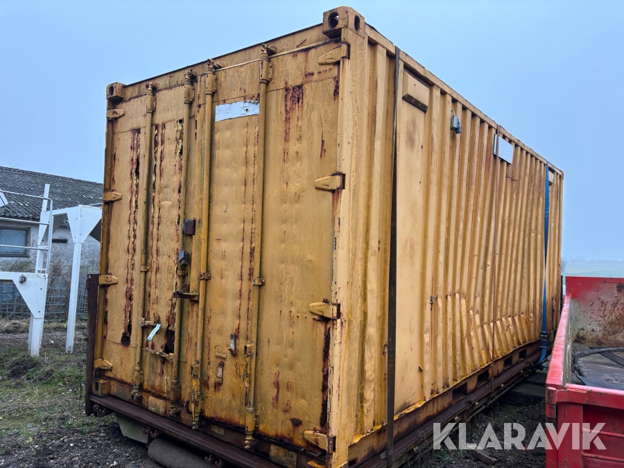 Container 6 meter, Thisted, Klaravik auktioner