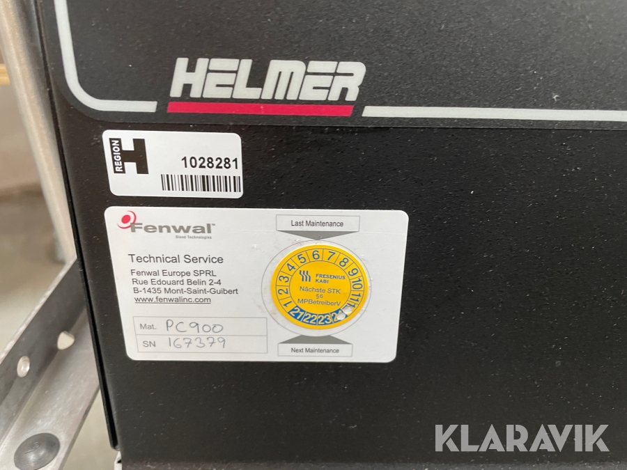 Platelet incubator agitator helmer, Ballerup, Klaravik aukt