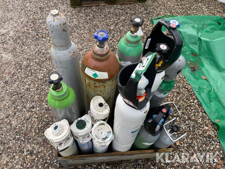 Gasflasker, Hørsholm, Klaravik auktioner
