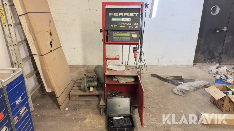Elektronisk motoranalysator Ferret 63, Høje-Taastrup, Klarav