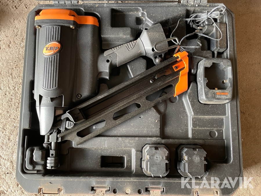 Sømpistol på batteri Tjep, Haderslev, Klaravik auktioner