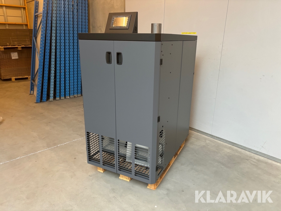 Kalorifere til træpiller RTB Air 50 kW, Frederikshavn, Klara