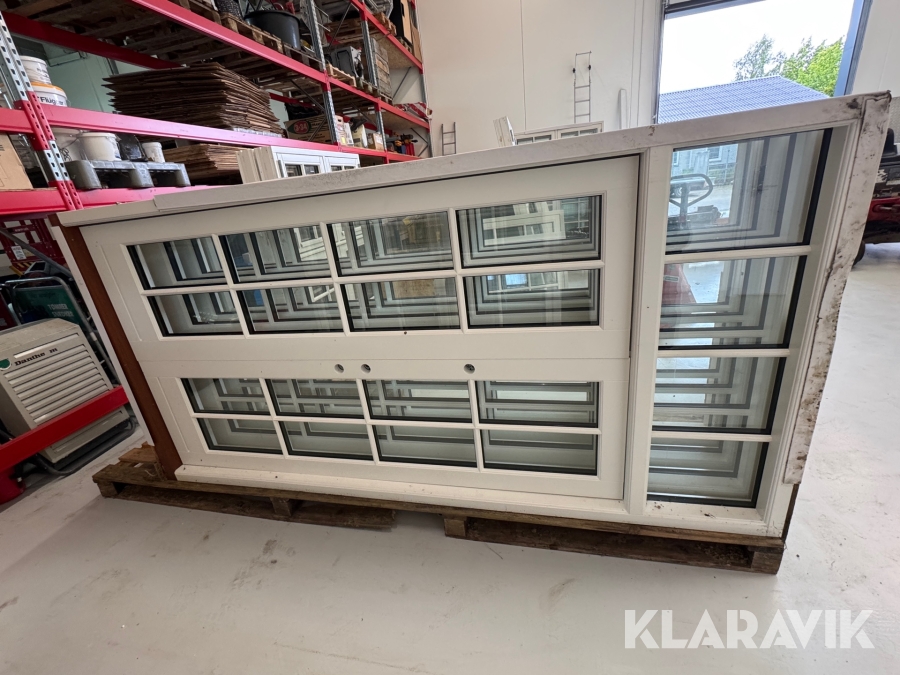 Dobbeltdøre med overparti STM 1250x2530 mm, Egedal, Klaravik