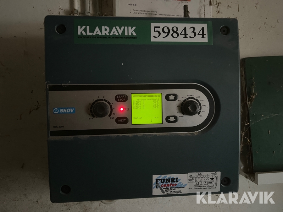 Alarm til stald Skov Dol 2200, Kalundborg, Klaravik auktione