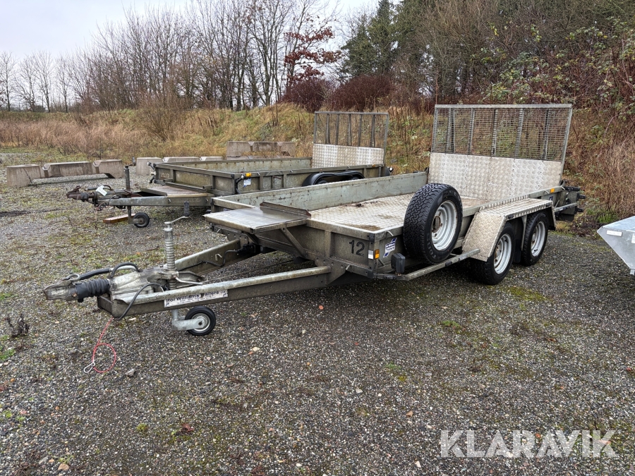 Maskintrailer Ifor williams 2HB GR126G, Vejen, Klaravik aukt