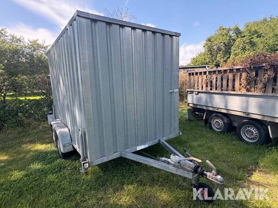 Lukket trailer, Slagelse, Klaravik auktioner