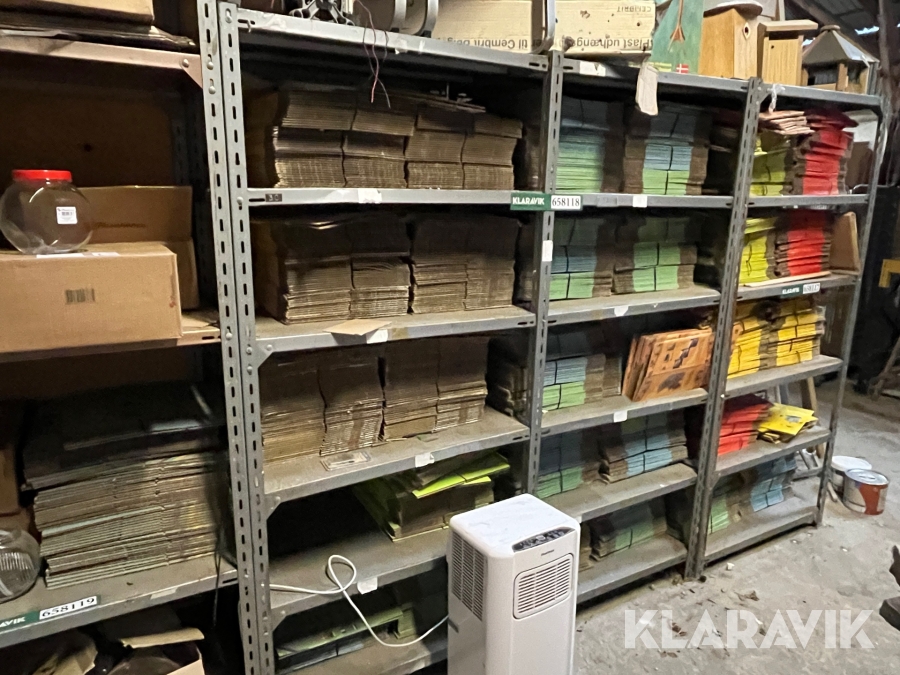 Reol system, Solrød, Klaravik auktioner