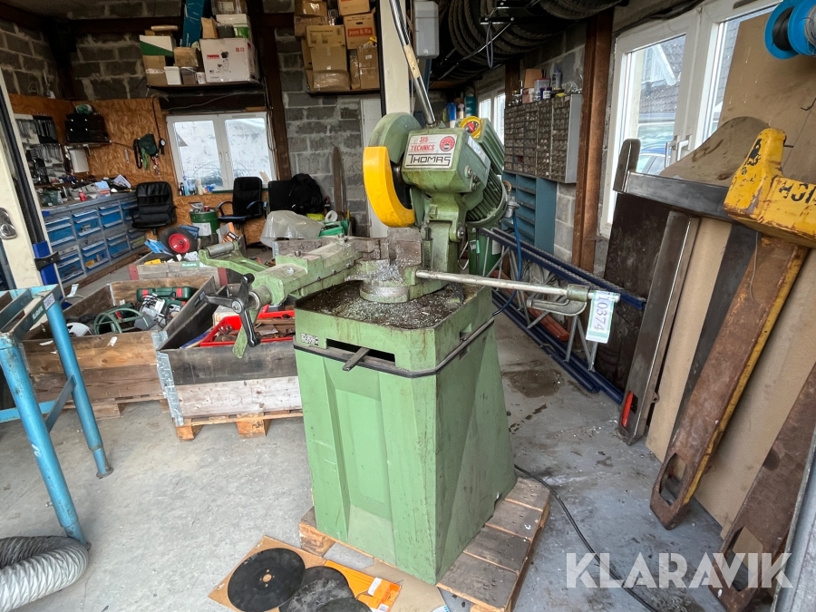 Metalskærer Thomas technics 315, Næstved, Klaravik auktioner