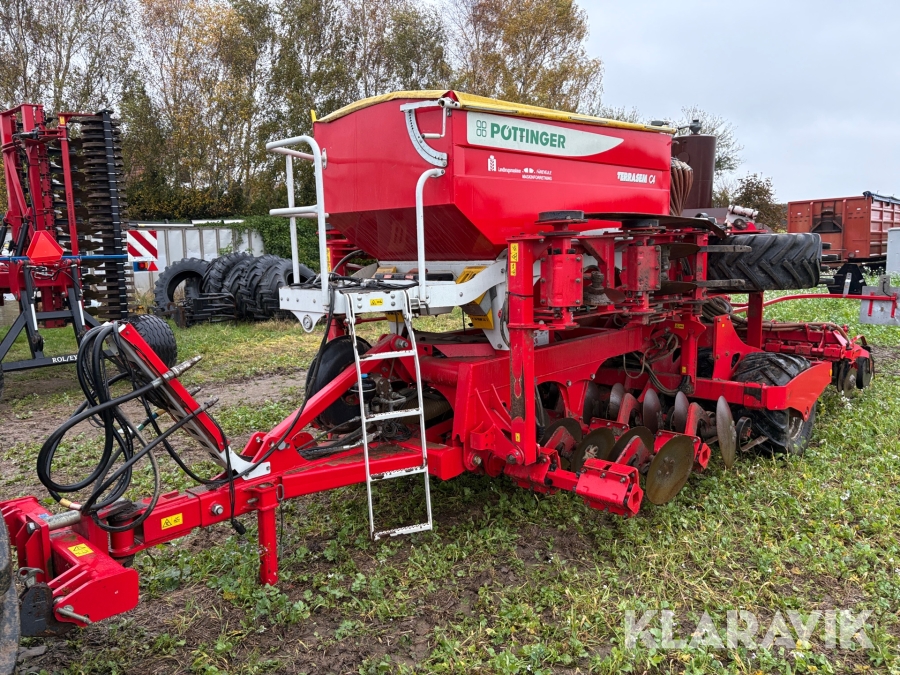 Såmaskine Pottinger Terrasem C4, Holbæk, Klaravik auktioner