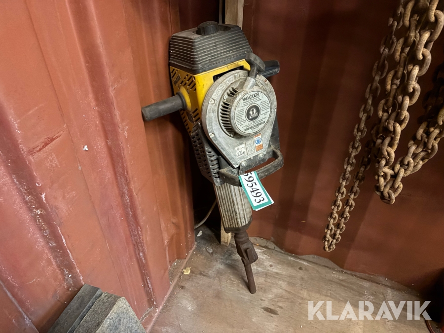 Borehammer Wacker neuson BH24, Holbæk, Klaravik auktioner