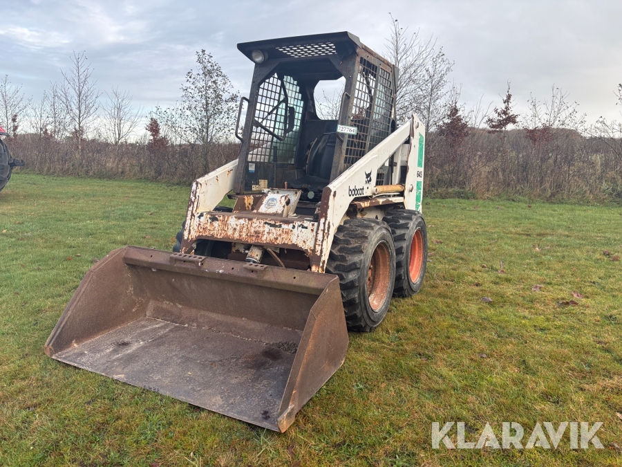 Minilæsser Bobcat 645, Herning, Klaravik auktioner