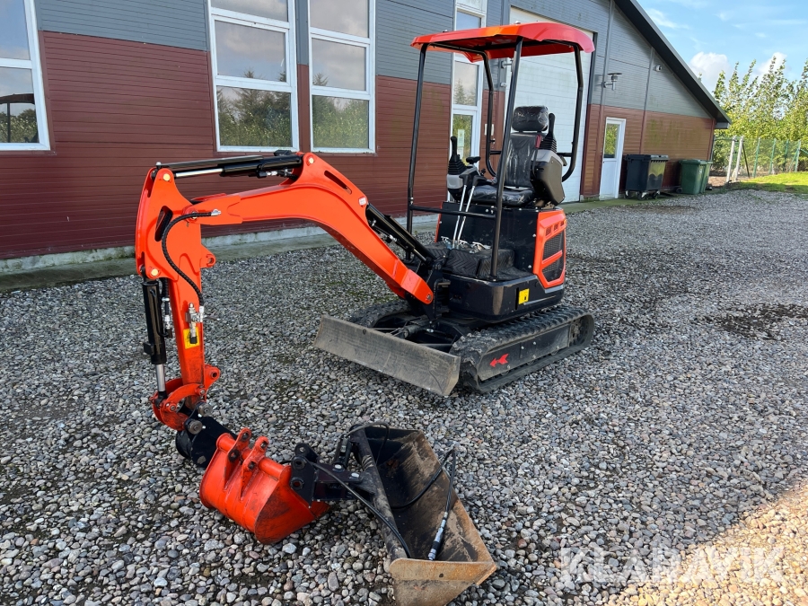 Gravemaskine MINI EXCAVATOR YFE18, Tønder, Klaravik auktione