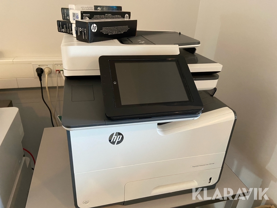 Farveprinter Hp Color mfp 586, Ishøj, Klaravik auktioner