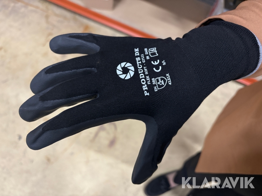 Arbejdshandsker Flex soft, Esbjerg, Klaravik auktioner