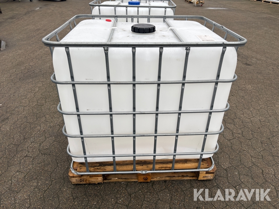 Palletank 1000 liter, Rebild, Klaravik auktioner