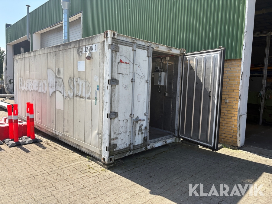 Isoleret container med udsugning, Lolland, Klaravik auktione
