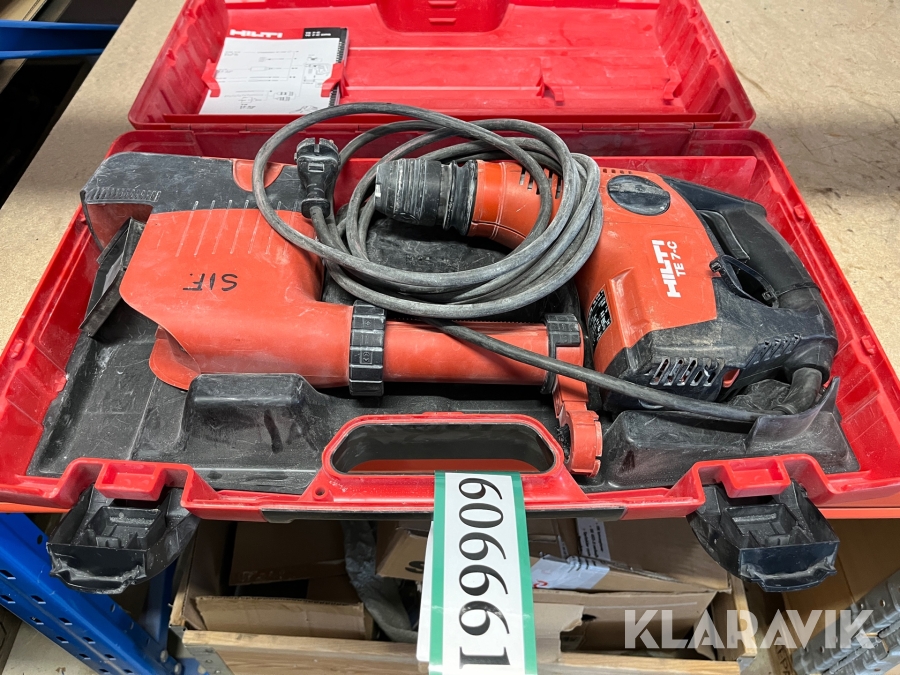 Borehammer Hilti TE 7-C, Holbæk, Klaravik auktioner