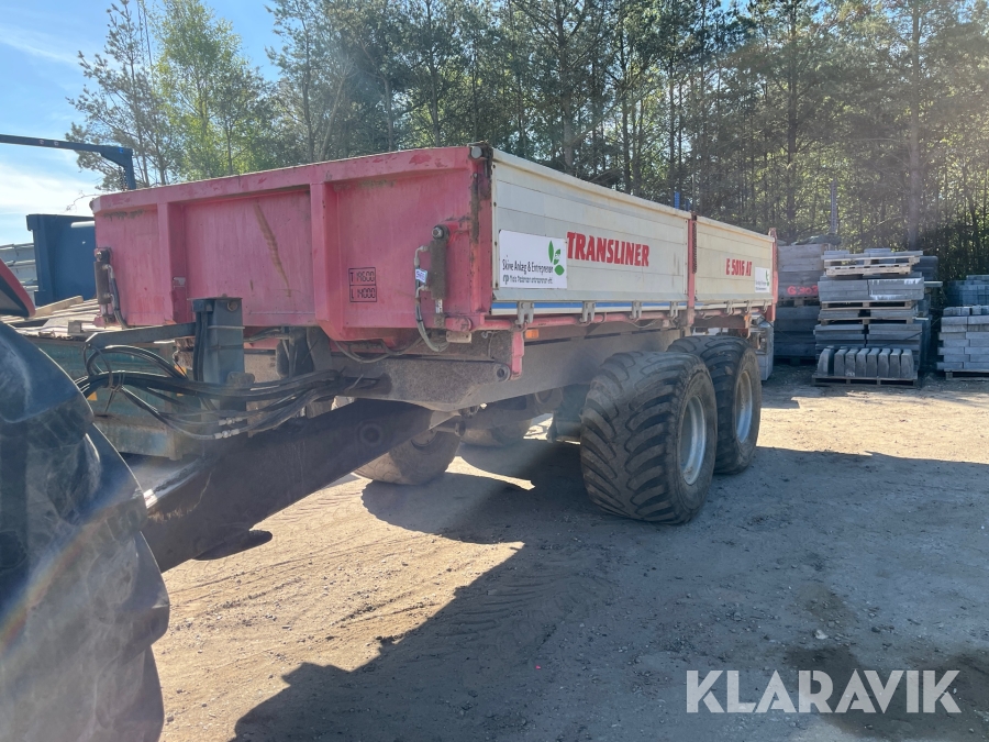 Tip-trailer Transliner E 5016 AT, Skive, Klaravik auktioner
