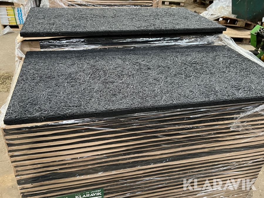 Troldtekt 57,6 m2 Troldtekt Ultra fin - sort, Skive, Klaravi