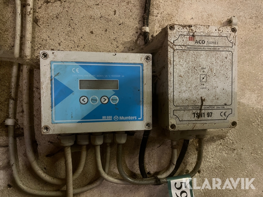 Styring til ventilation Munters Hr600, Kalundborg, Klaravik